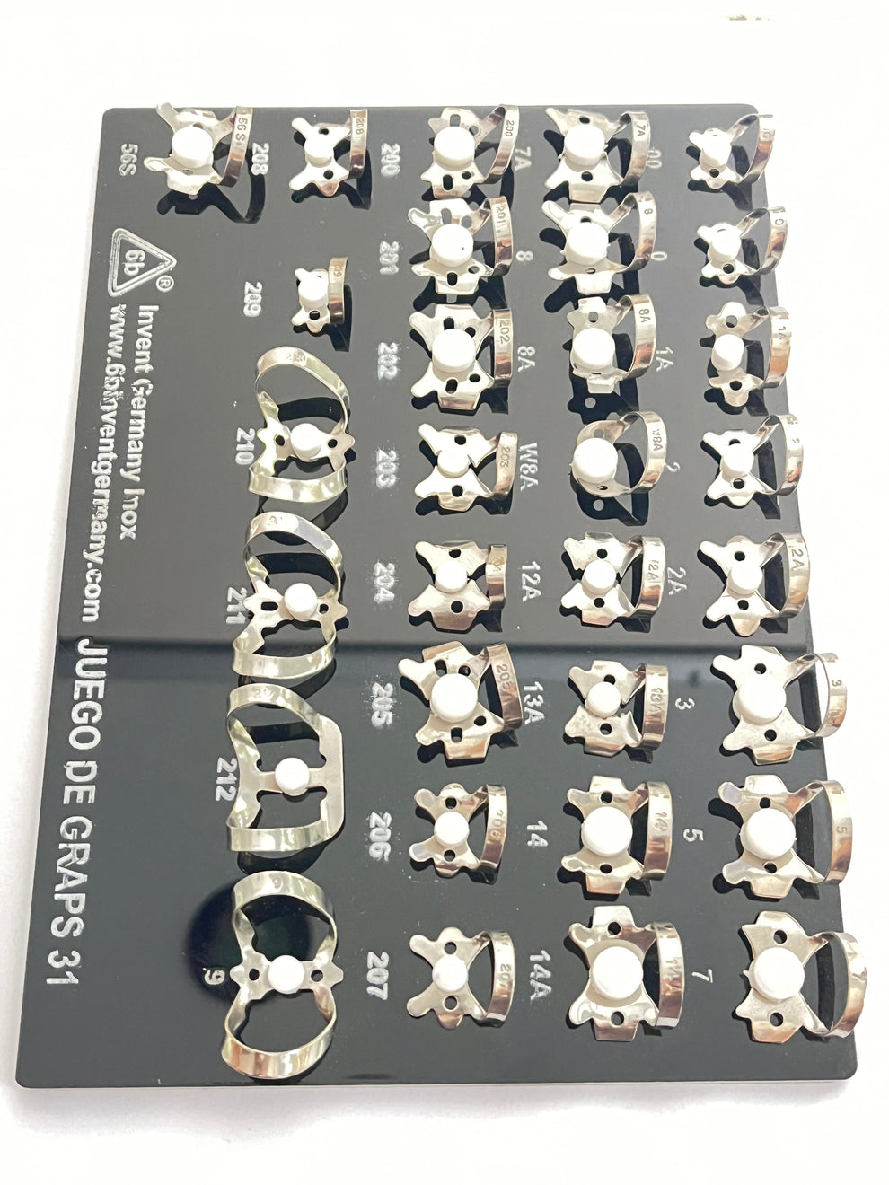 Juego de grapas con 31 piezas 6B CJG01 – Deposito Dental Molar