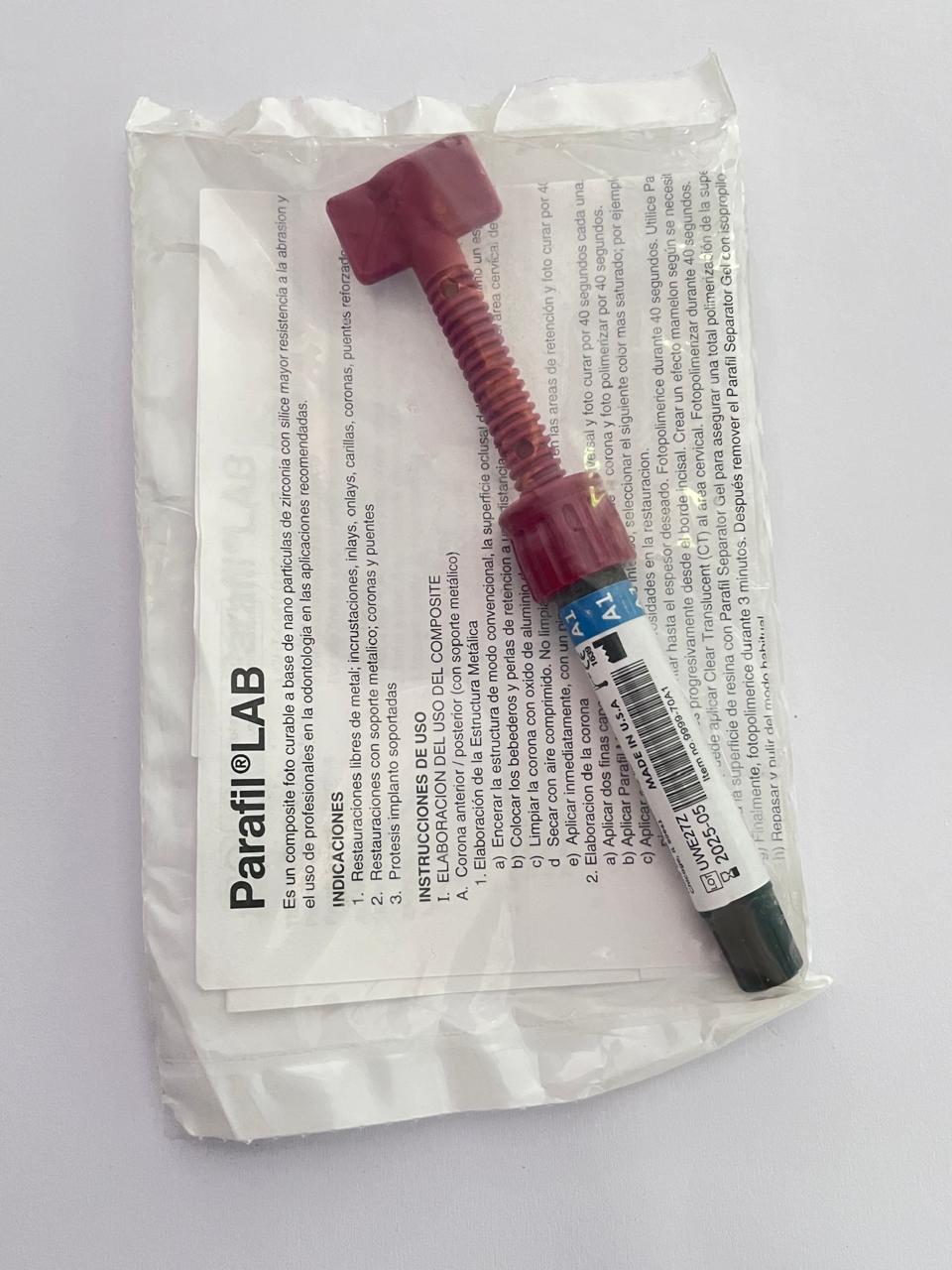 Composite resina parafil lab color A1 – Deposito Dental Molar