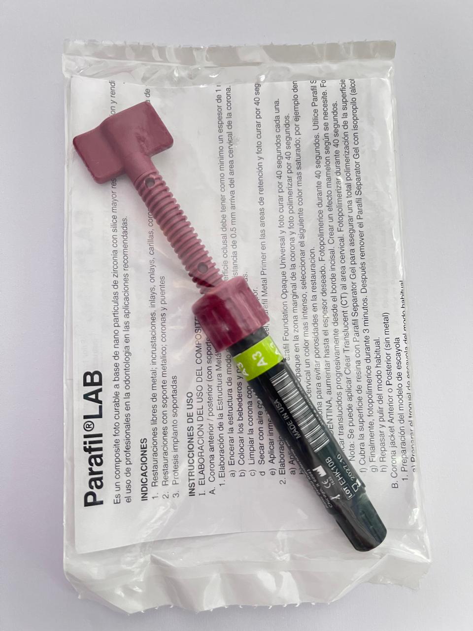 Composite resina parafil lab color A3 – Deposito Dental Molar