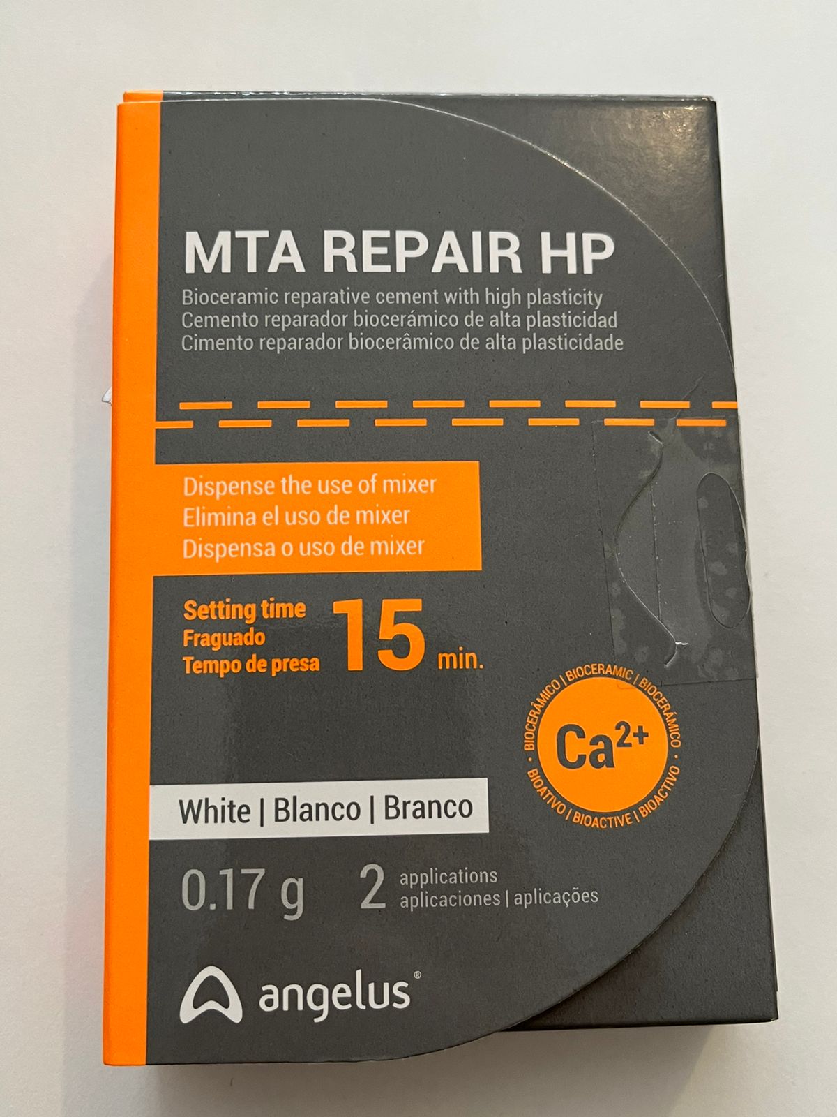MTA cemento reparador biocerámico de alta plasticidad 0.17g blanco 2 a ...